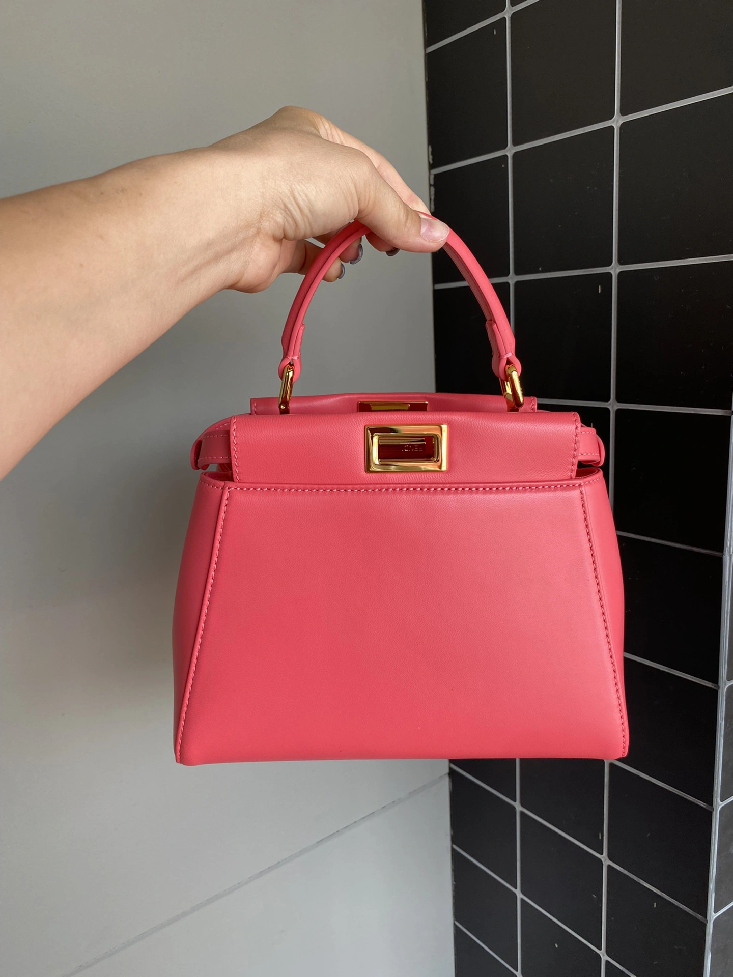 Top mirror Fendi Top Handle Bags