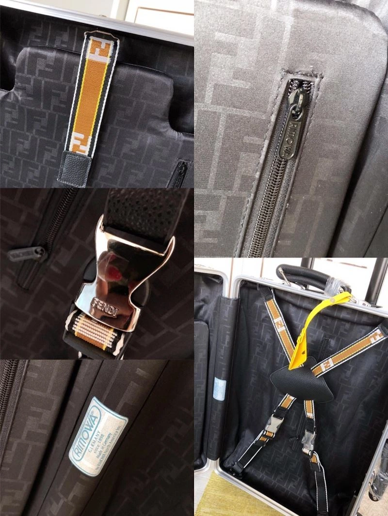 Real Fendi x Rimowa Suitcase