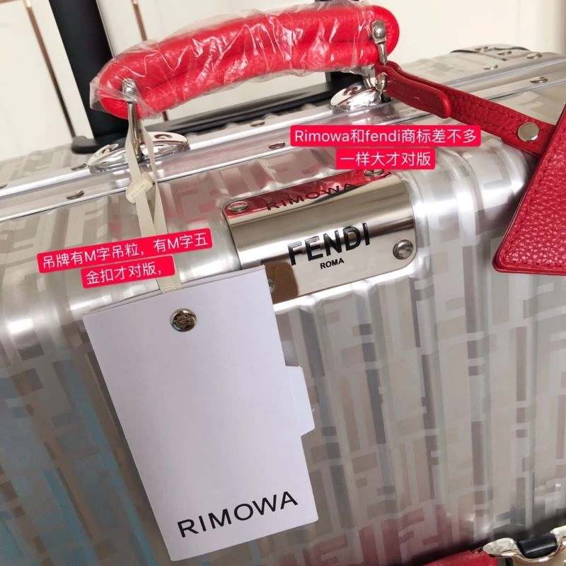 Factory-made Fendi x Rimowa Suitcase