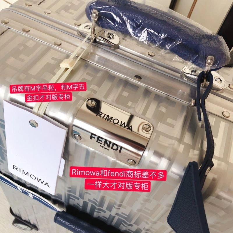 Real Fendi x Rimowa Suitcase