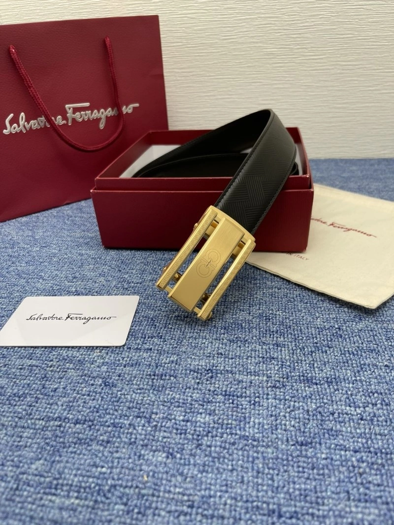 Brand-authenticated Ferragamo Belts