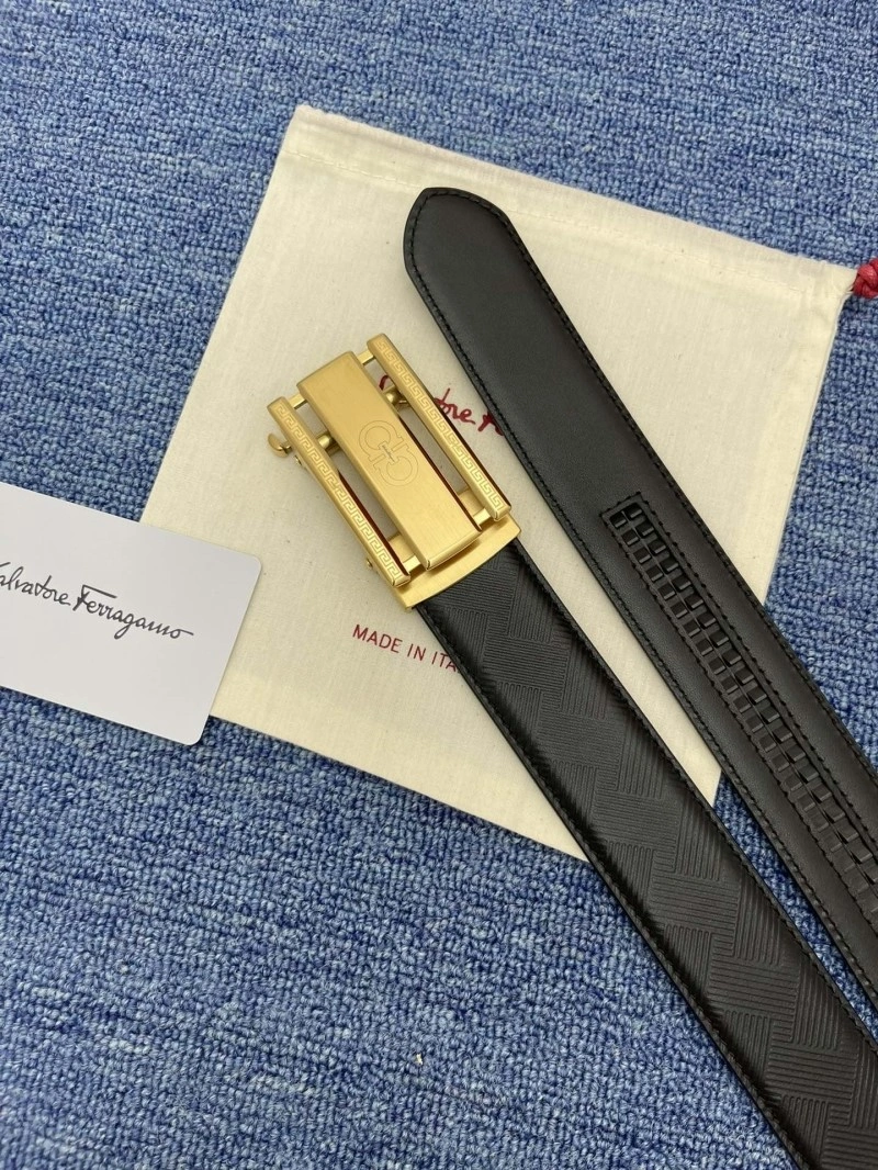 Brand-authenticated Ferragamo Belts