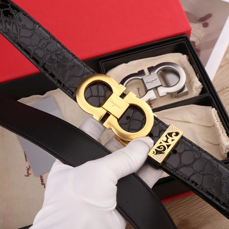 Brand-authenticated Ferragamo Belts