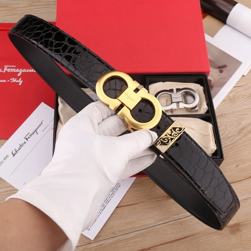 Brand-authenticated Ferragamo Belts