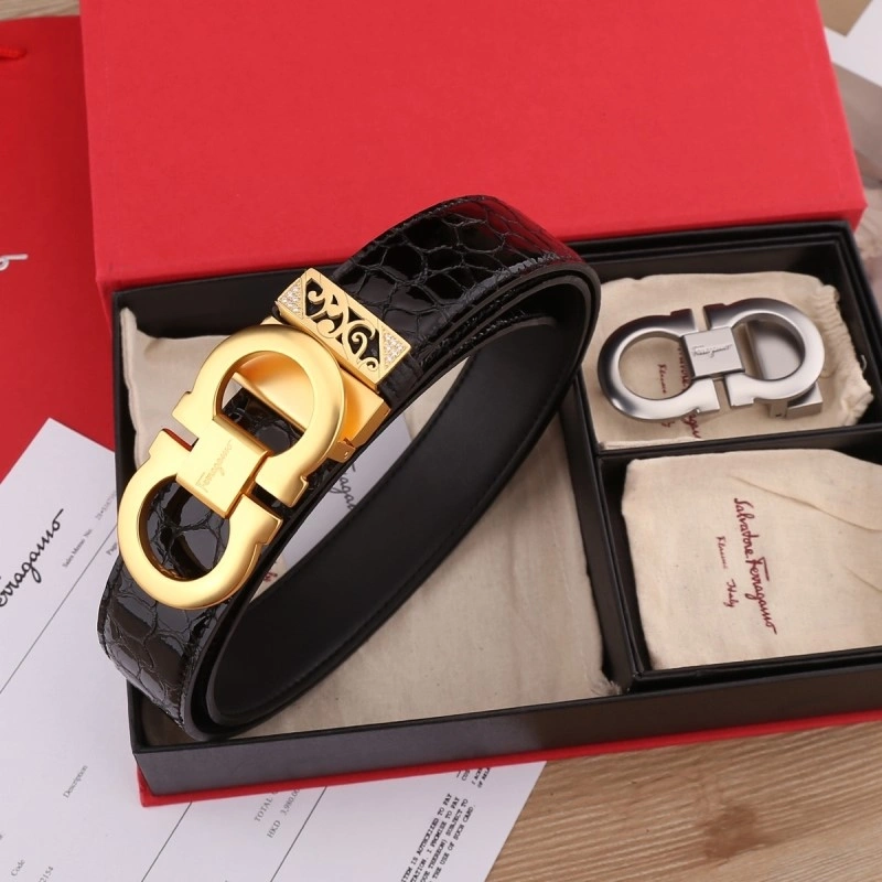 Brand-authenticated Ferragamo Belts