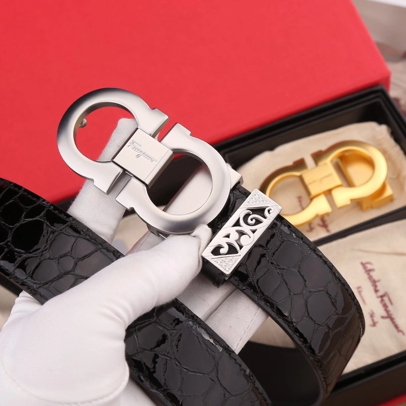 Brand-authenticated Ferragamo Belts