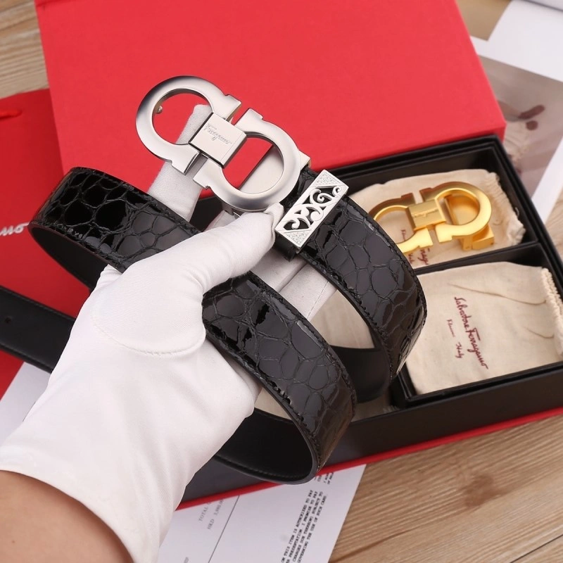 Brand-authenticated Ferragamo Belts