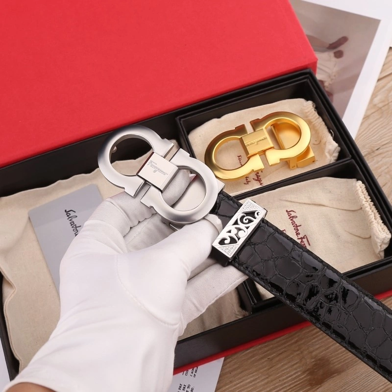 Brand-authenticated Ferragamo Belts