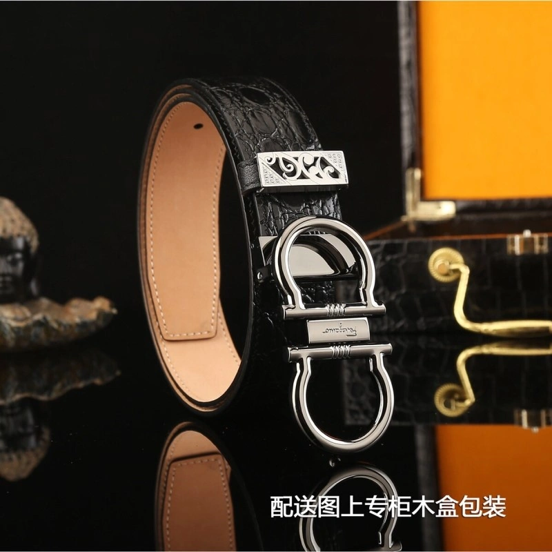 Brand-authenticated Ferragamo Belts