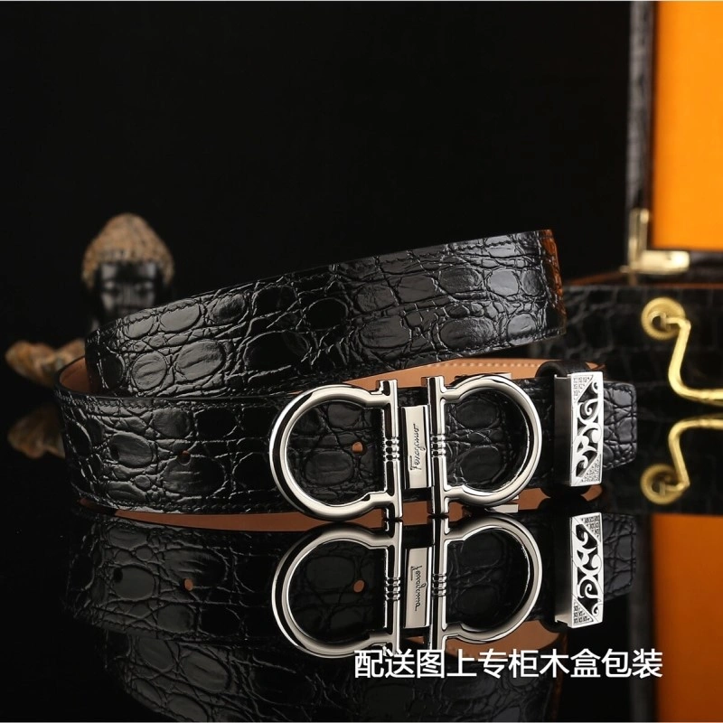 Brand-authenticated Ferragamo Belts