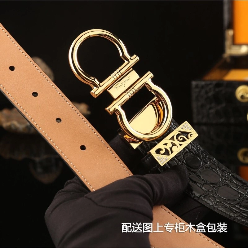 Brand-authenticated Ferragamo Belts