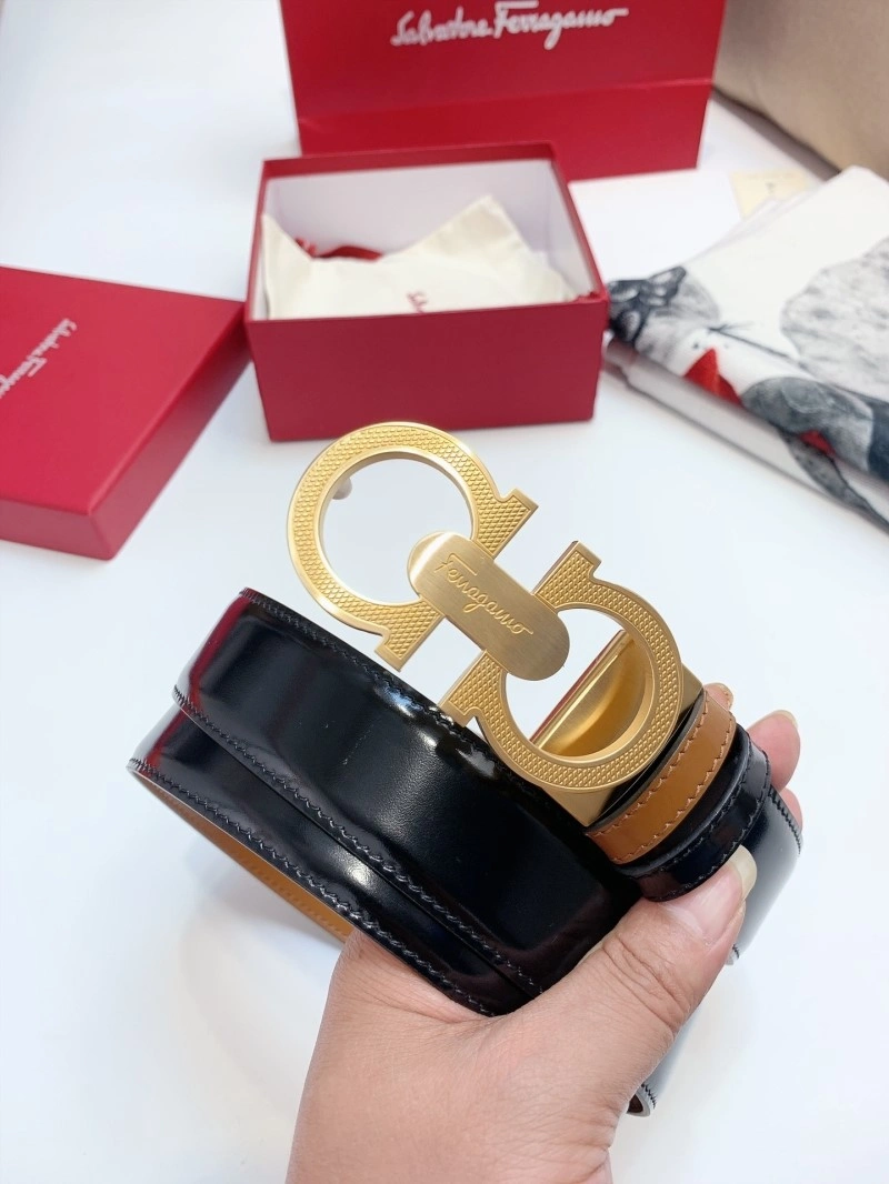 Brand-authenticated Ferragamo Belts