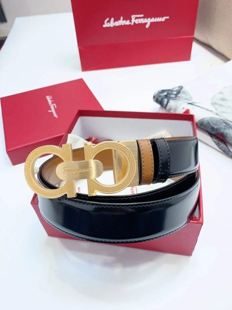 Brand-authenticated Ferragamo Belts