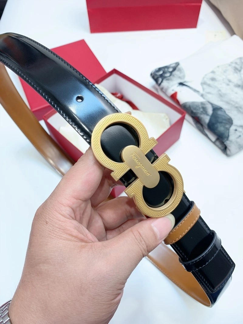 Brand-authenticated Ferragamo Belts