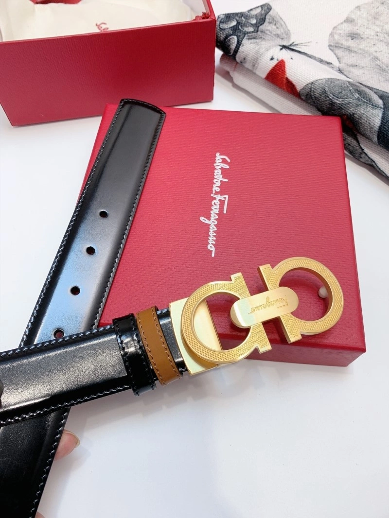 Brand-authenticated Ferragamo Belts