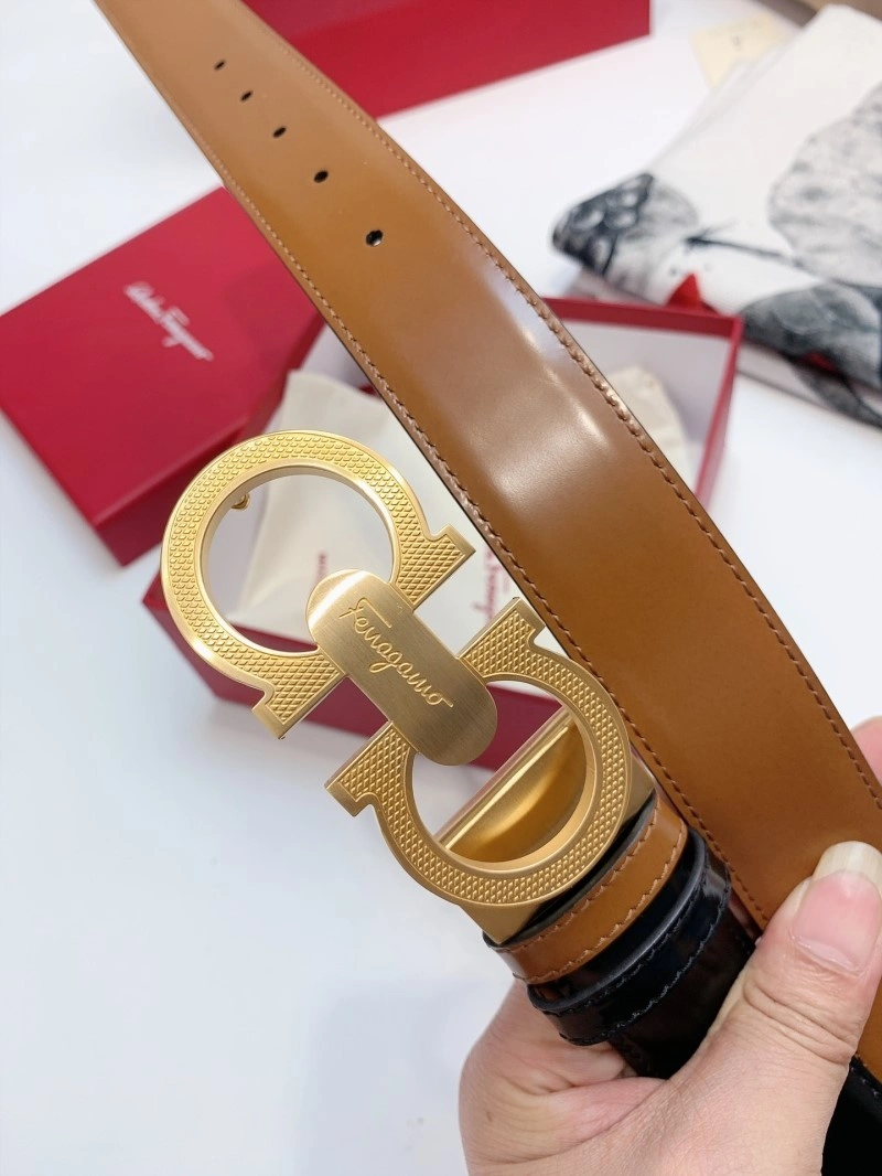 Brand-authenticated Ferragamo Belts
