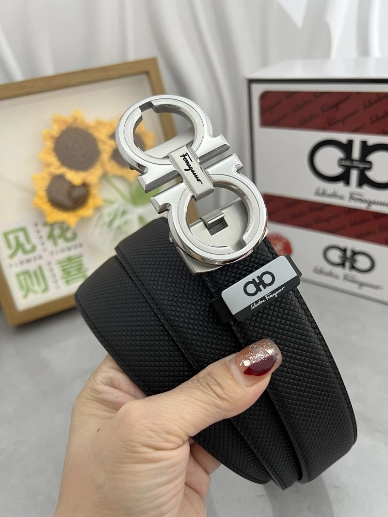 Brand-authenticated Ferragamo Belts