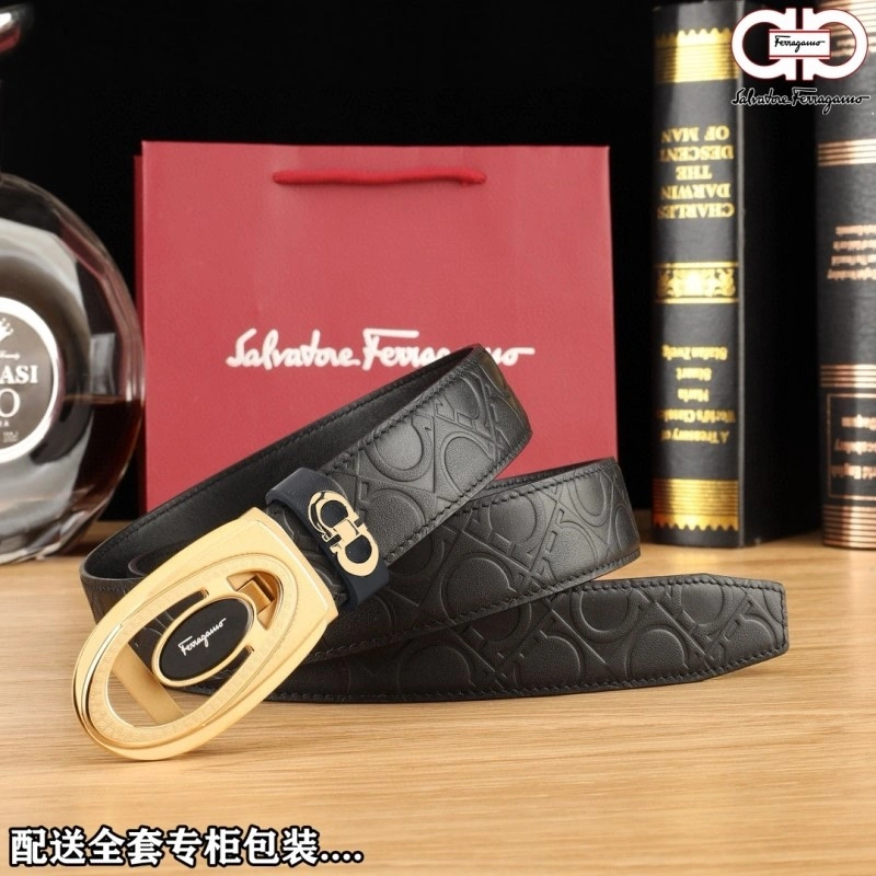 Brand-authenticated Ferragamo Belts