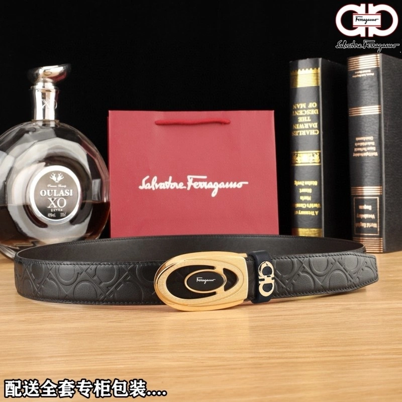 Brand-authenticated Ferragamo Belts