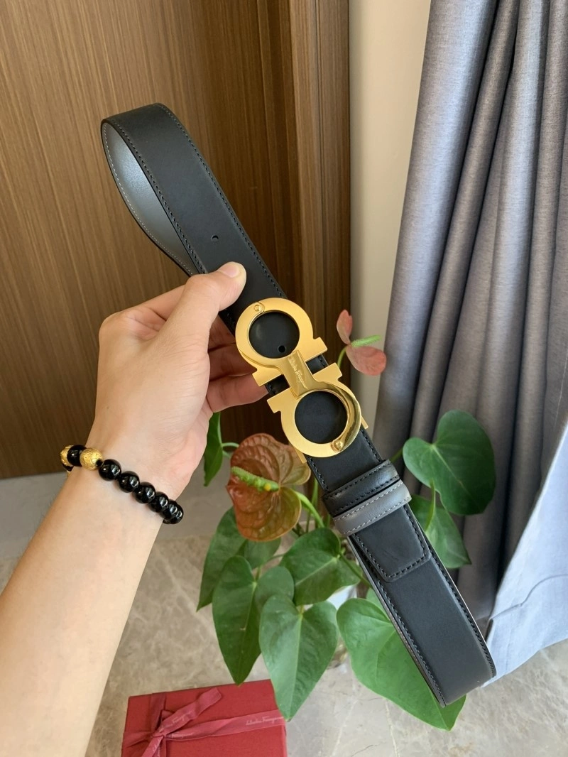 Brand-authenticated Ferragamo Belts