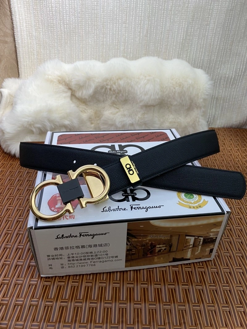 Brand-authenticated Ferragamo Belts