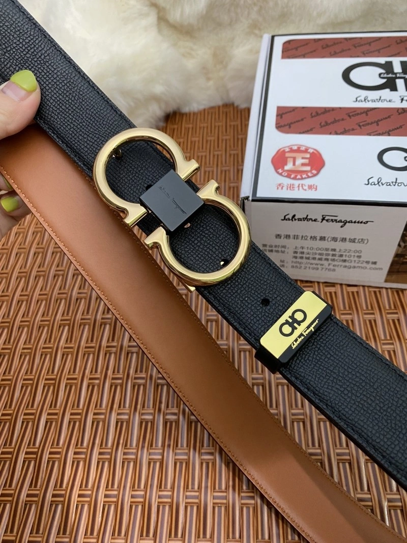 Brand-authenticated Ferragamo Belts