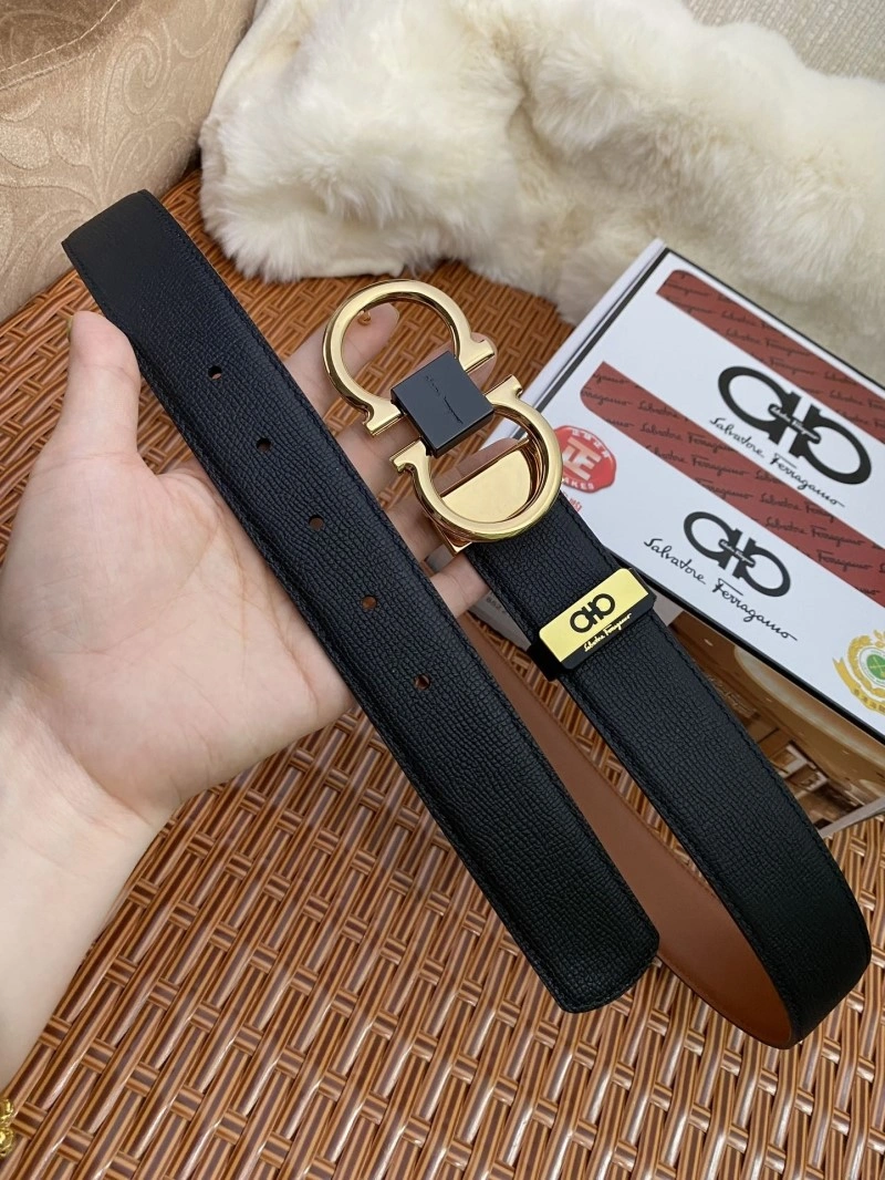 Brand-authenticated Ferragamo Belts