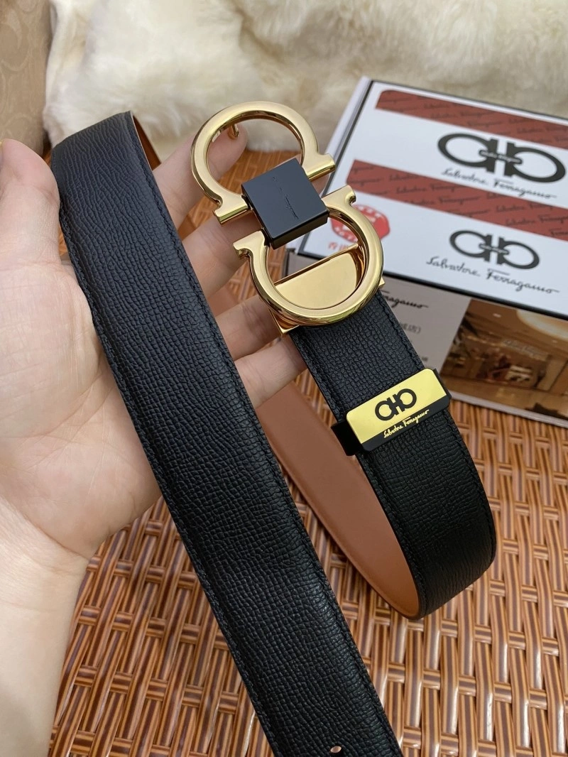 Brand-authenticated Ferragamo Belts