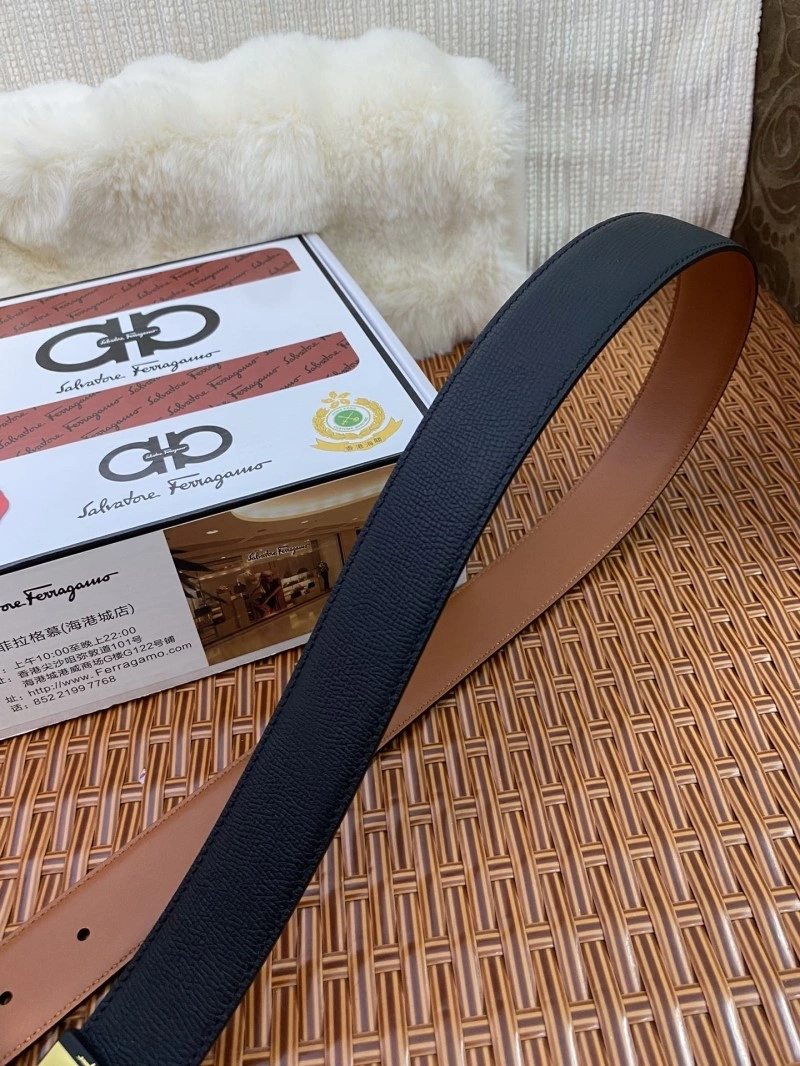 Brand-authenticated Ferragamo Belts