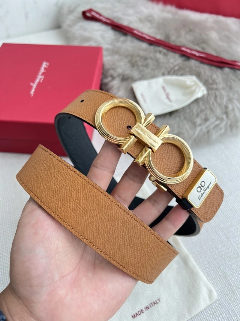 Brand-authenticated Ferragamo Belts
