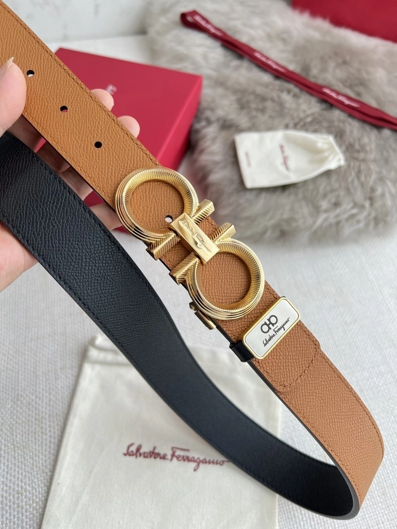 Brand-authenticated Ferragamo Belts
