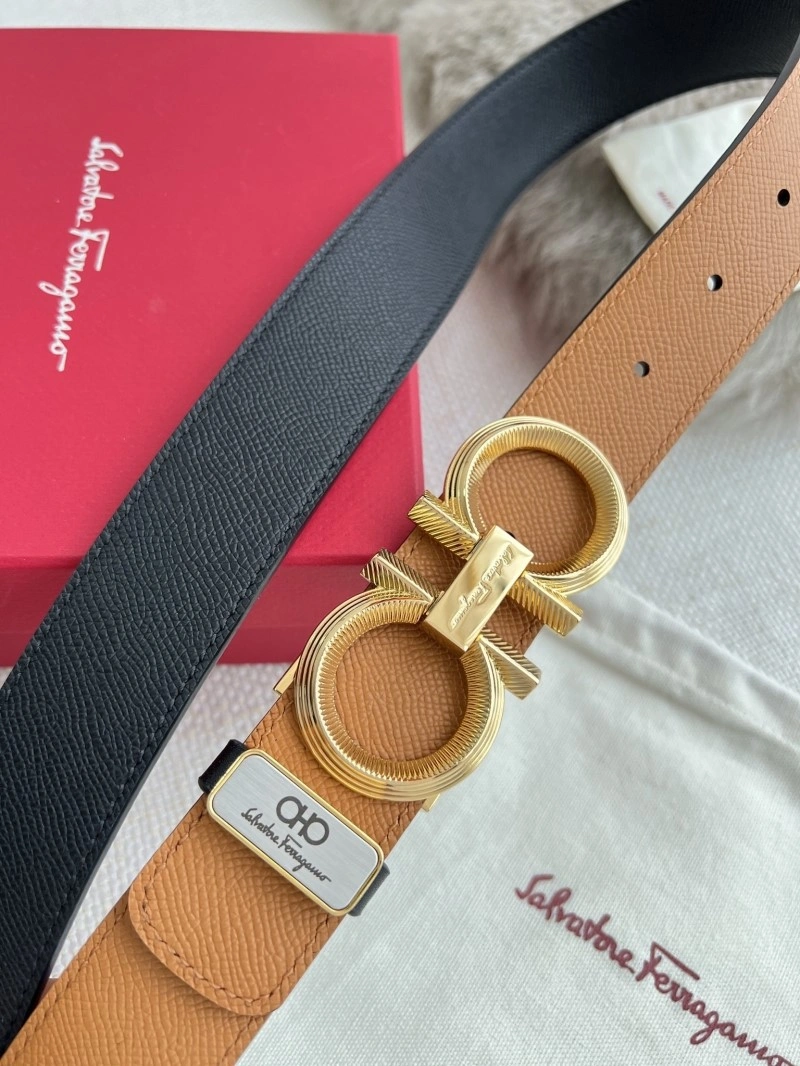 Brand-authenticated Ferragamo Belts