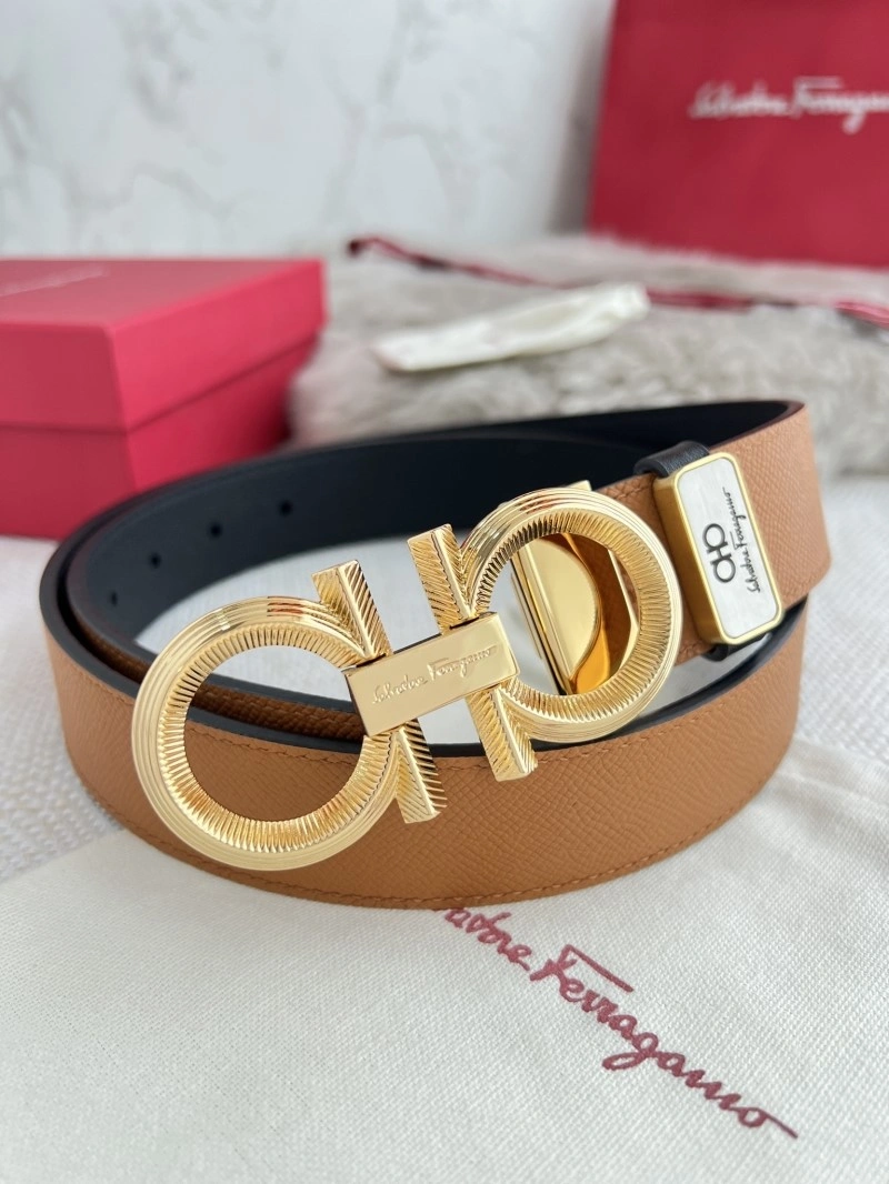 Brand-authenticated Ferragamo Belts