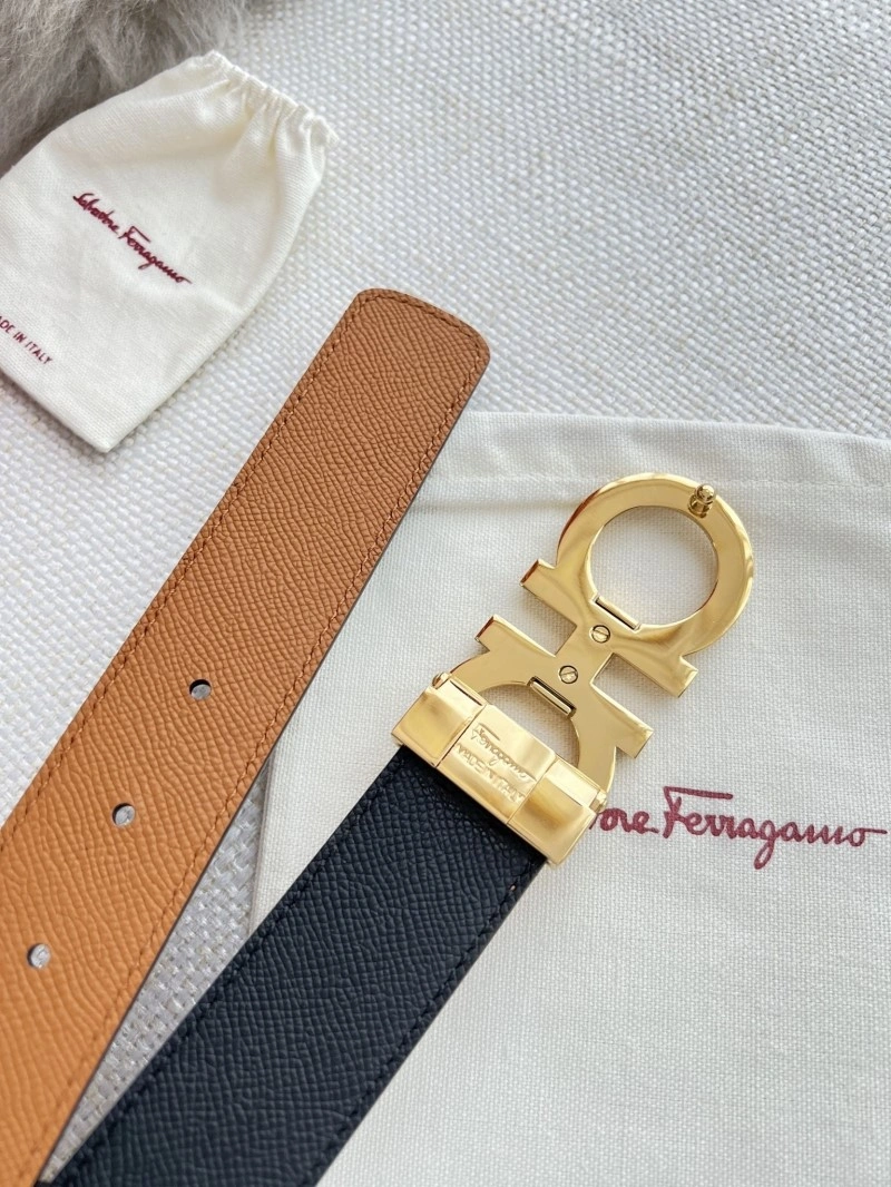 Brand-authenticated Ferragamo Belts