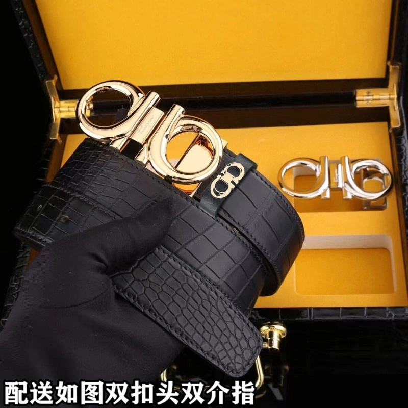 Brand-authenticated Ferragamo Belts