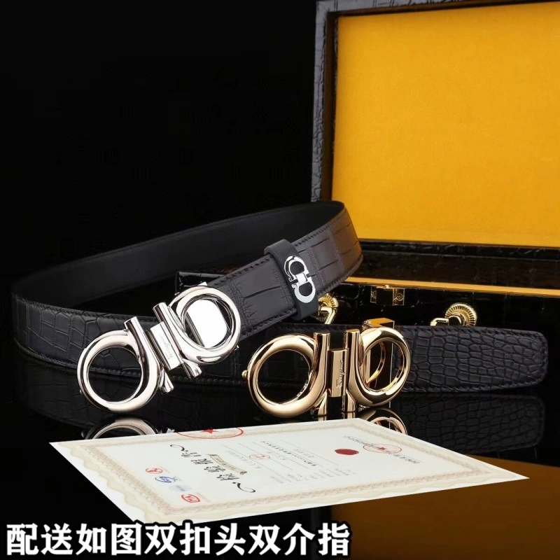 Brand-authenticated Ferragamo Belts