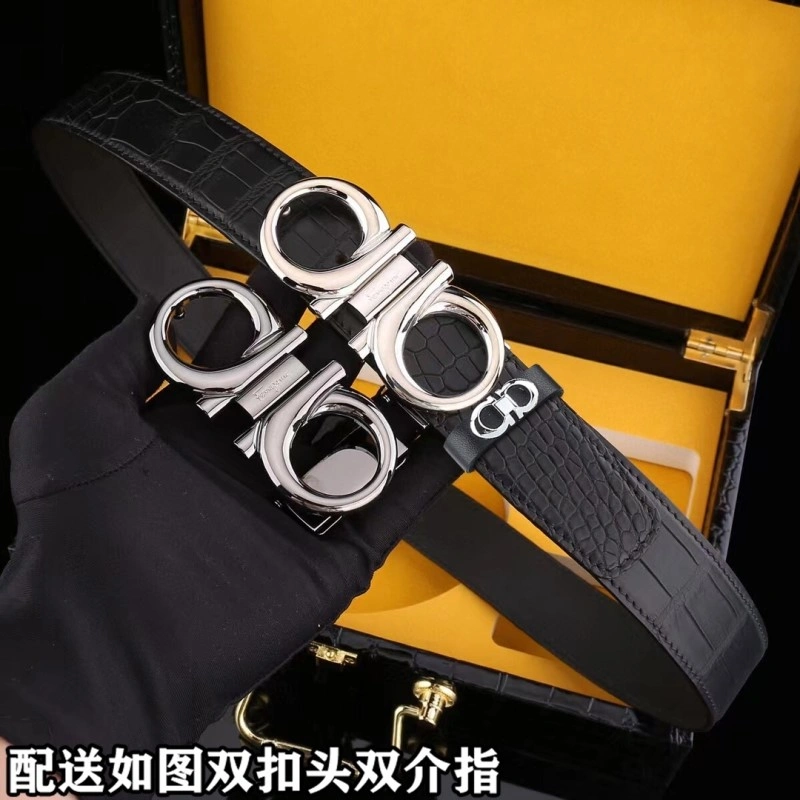 Brand-authenticated Ferragamo Belts