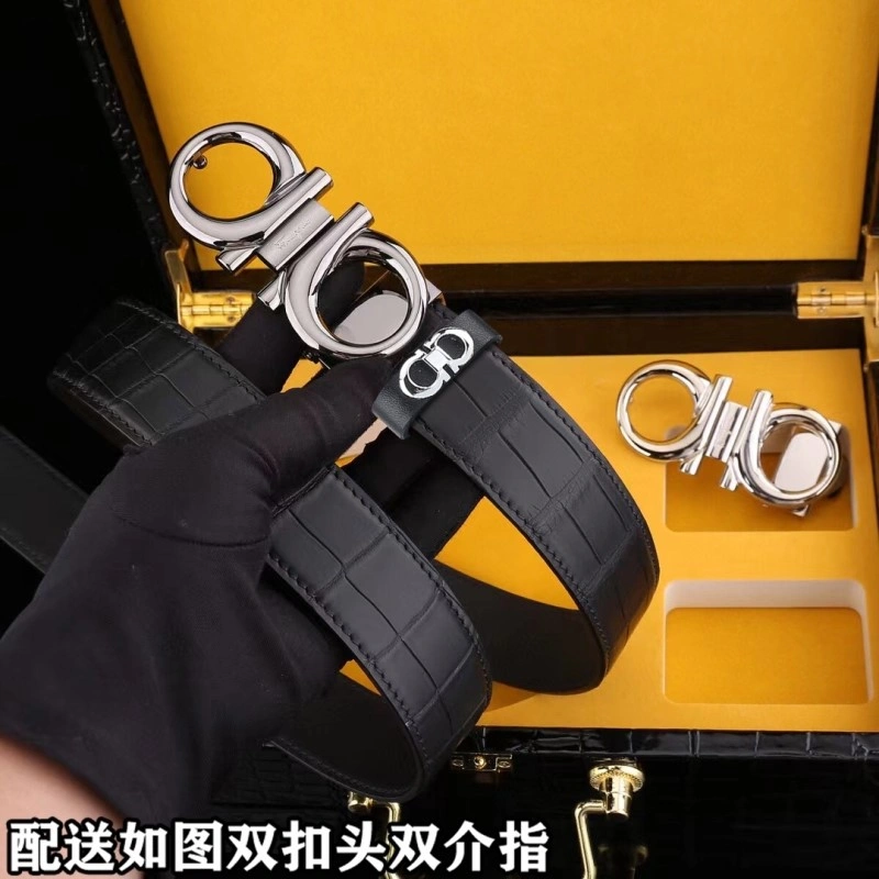 Brand-authenticated Ferragamo Belts