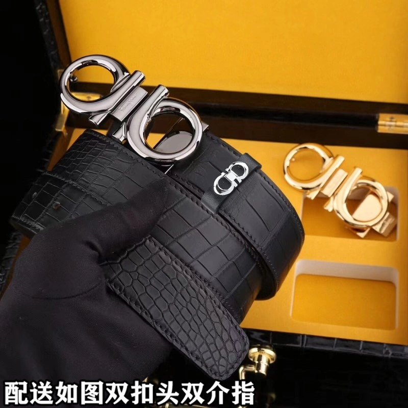 Brand-authenticated Ferragamo Belts
