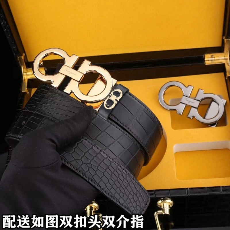 Brand-authenticated Ferragamo Belts