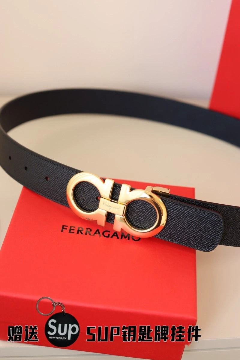 Brand-authenticated Ferragamo Belts
