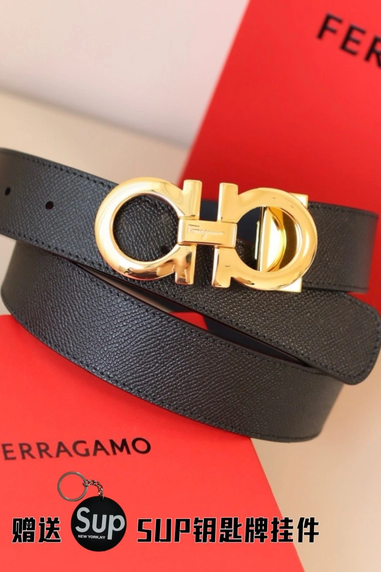 Brand-authenticated Ferragamo Belts