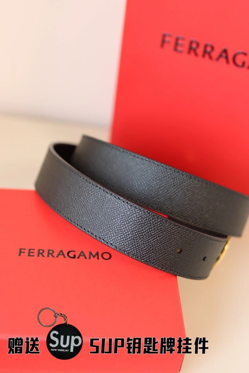 Brand-authenticated Ferragamo Belts