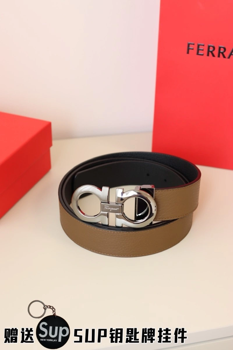 Brand-authenticated Ferragamo Belts