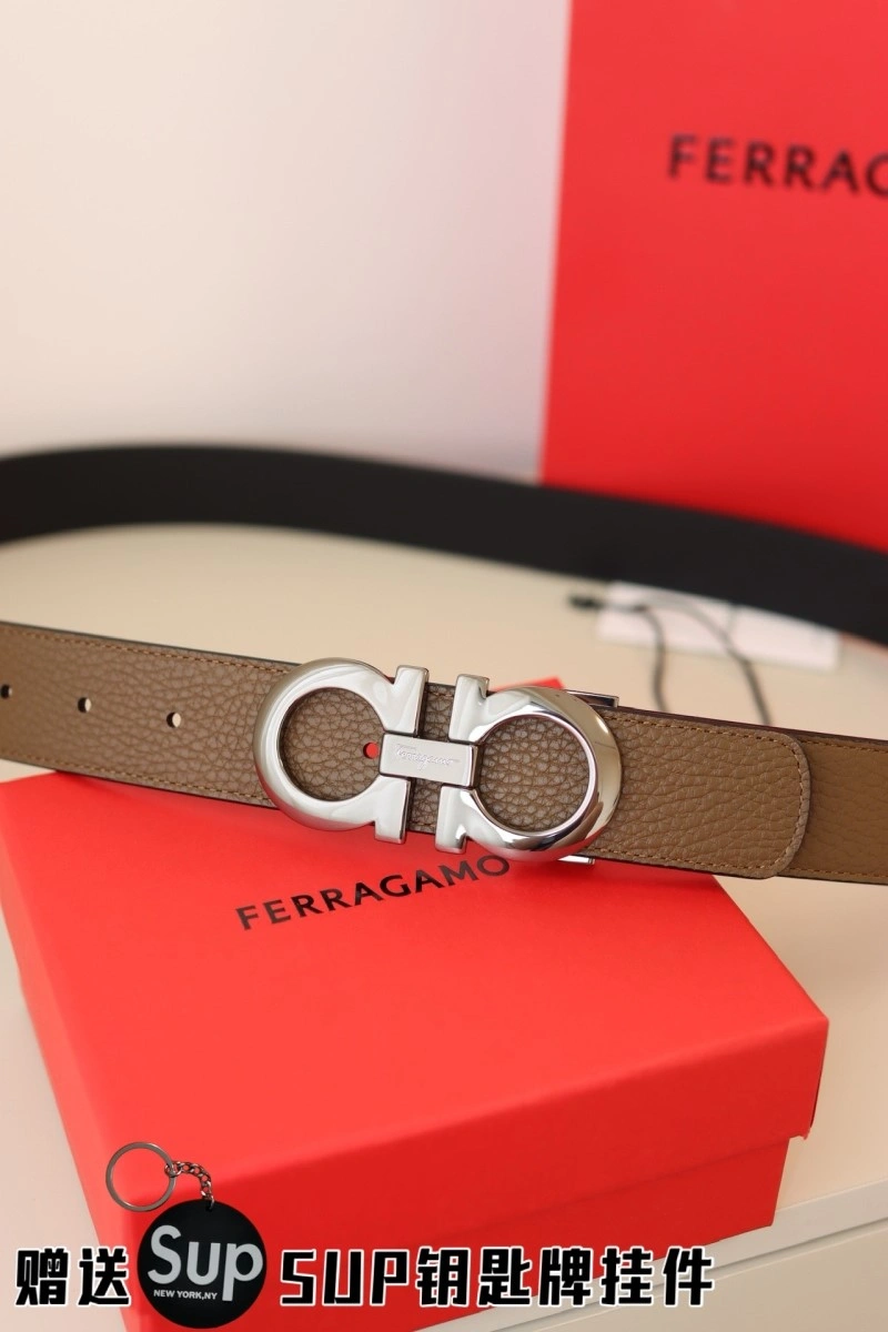 Brand-authenticated Ferragamo Belts