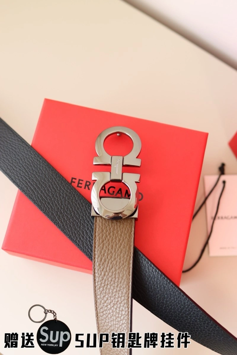 Brand-authenticated Ferragamo Belts