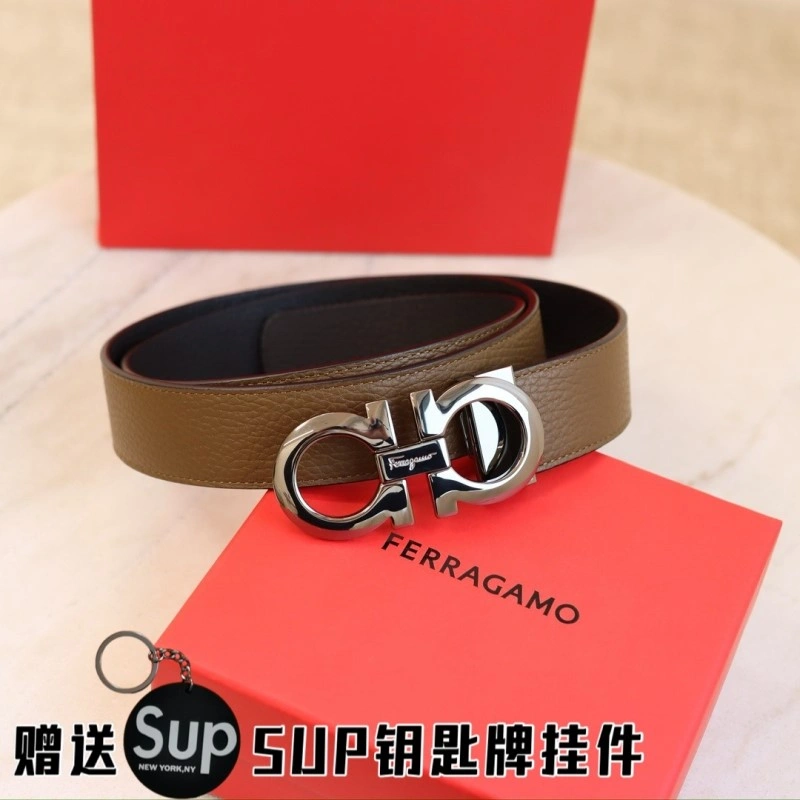 Brand-authenticated Ferragamo Belts