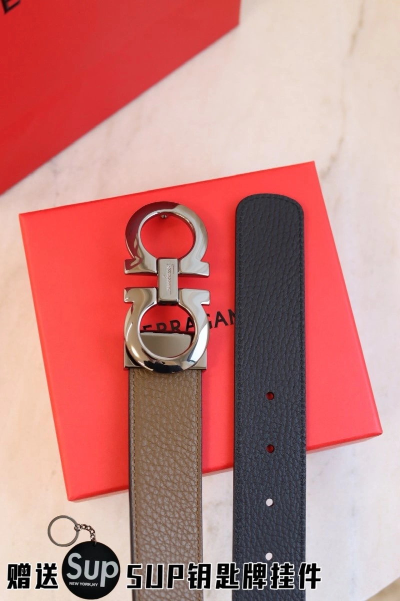 Brand-authenticated Ferragamo Belts
