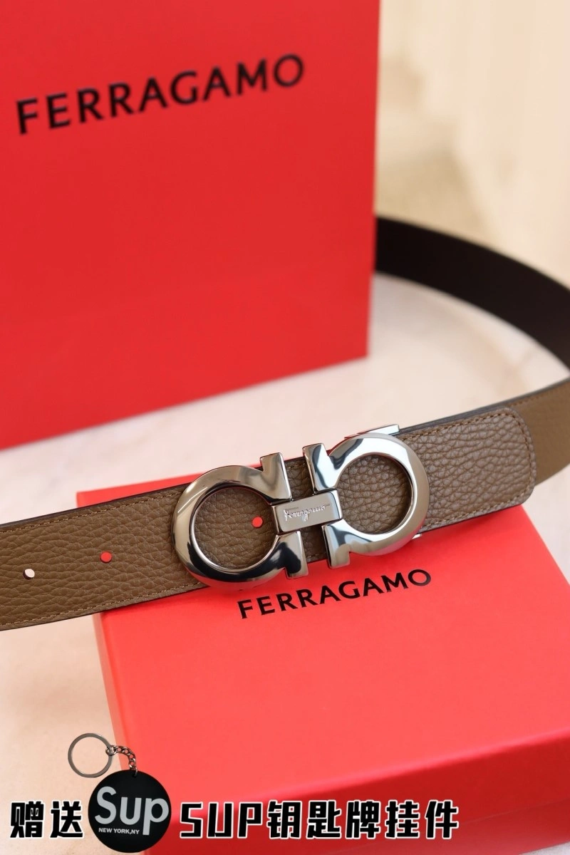 Brand-authenticated Ferragamo Belts
