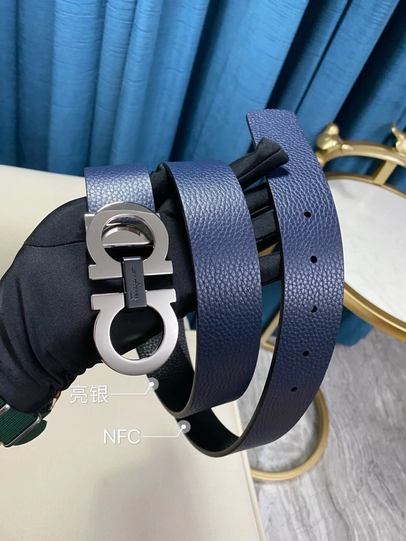 Brand-authenticated Ferragamo Belts